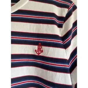 Polo Ralph Lauren | Tops | Polo Ralph Lauren Xl Striped T Shirt Blue ...